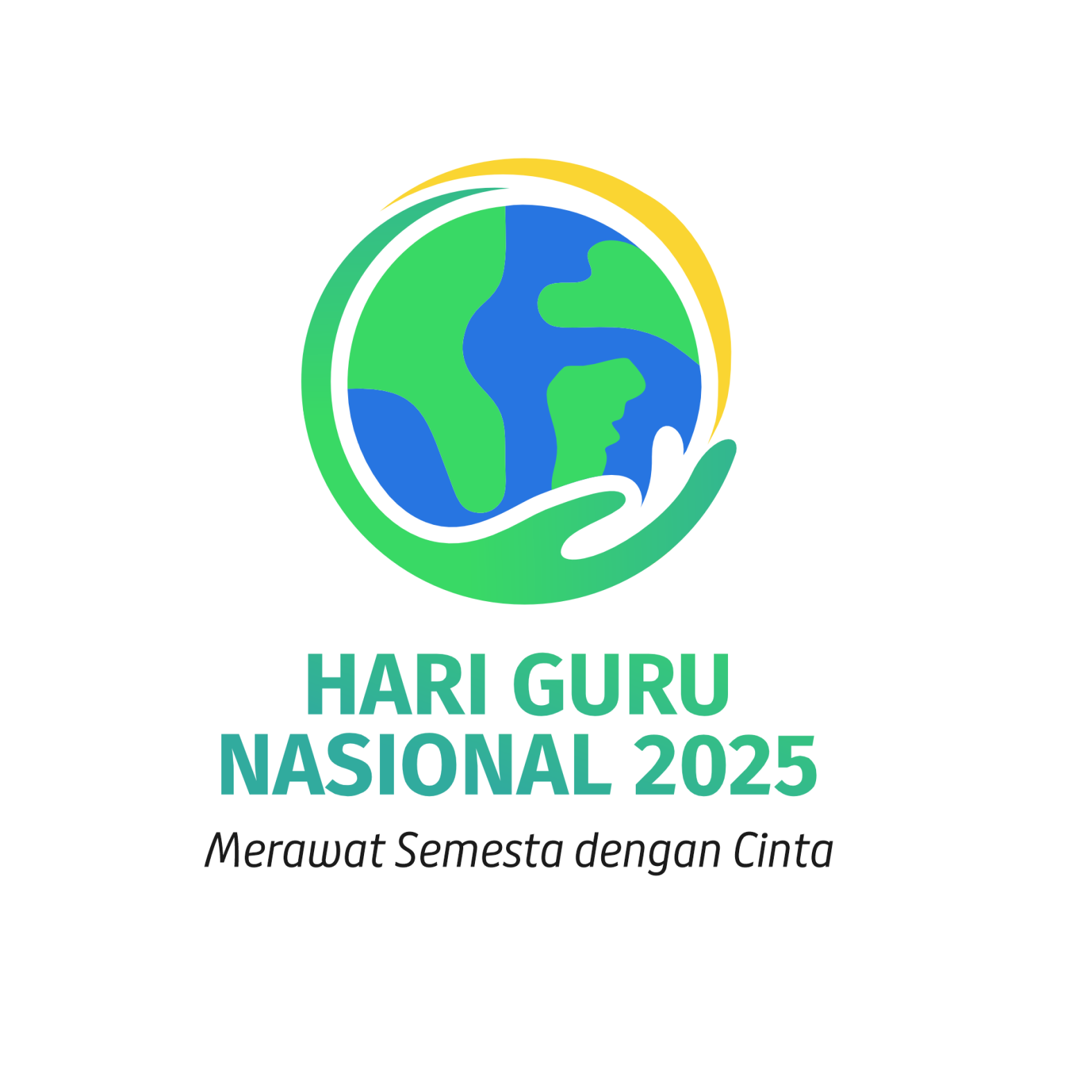 Merawat Semesta dengan Cinta, Inilah Makna dan Filosofi Logo Hari Guru ...